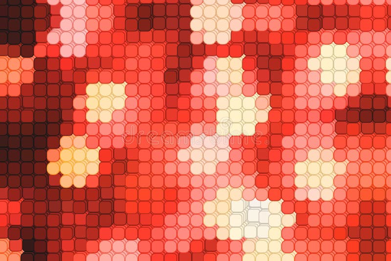 Digital Pixel- Art Decoration. Color Abstract Background Stock ...