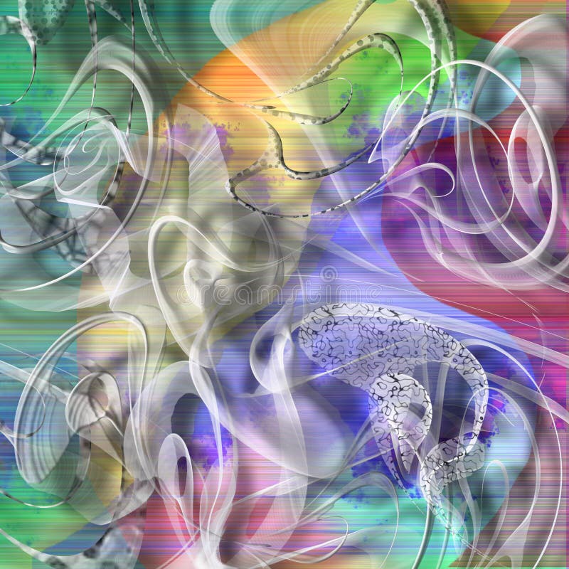 Swirling forms stock illustration. Illustration of creative - 160019354