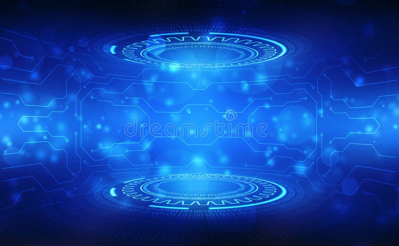 Digital Abstract Technology Background, Futuristic Background ...