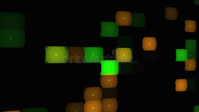Digital Abstract Technology Square. Animated Abstract Background of ...