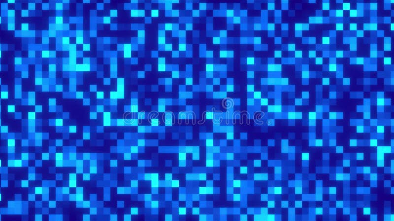 Digital Abstract Technology Squares Stock Illustration - Illustration ...