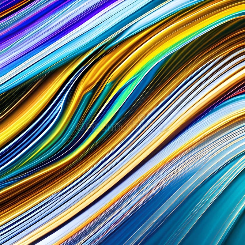 730 Digital Abstract Waves: a Futuristic and Abstract Background ...