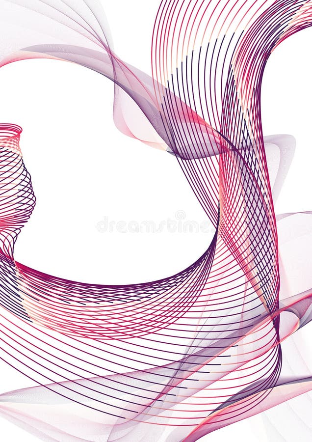 DIgital Abstract White Background with Light Transparency Purple Lines ...