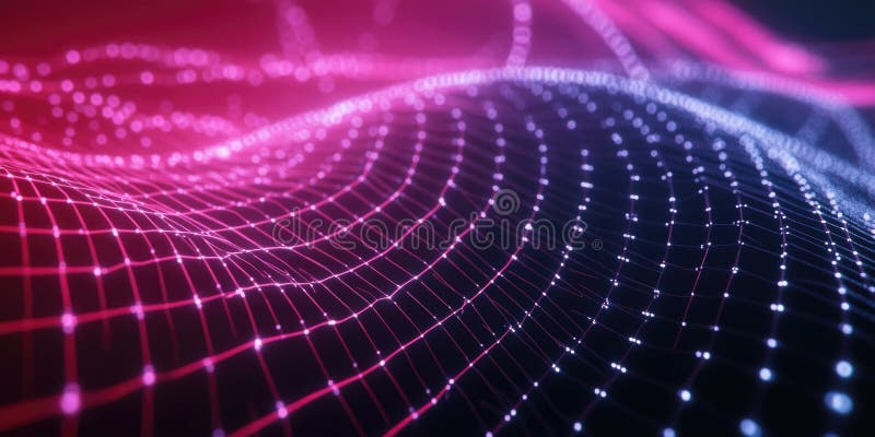 Digital Abstraction: a Futuristic Visionscape Stock Image - Image of ...