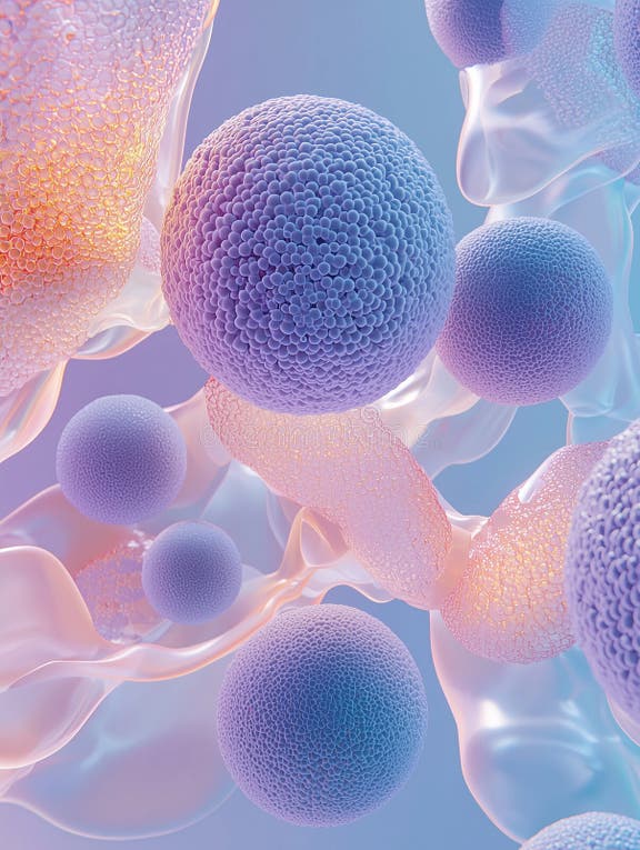 Digital Abstraction of Microbiome Life with Translucent Cell Forms in ...