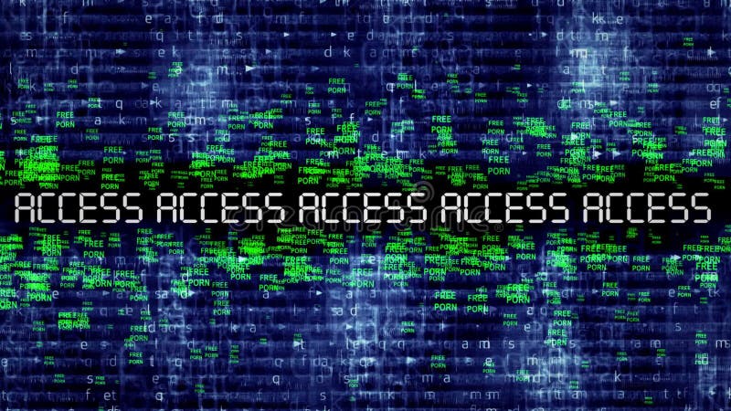 Digital Access Display with Code and Crime Messages Stock Video - Video ...