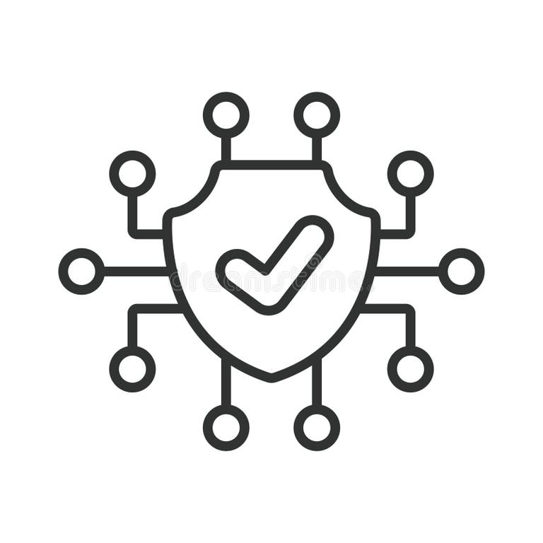 Digital Access Granted, Icon in Line Design. Digital, Access, Granted ...