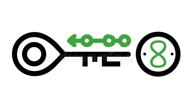 Digital Access Key Icon, Crypto Security Unlock, Vector Design Generative AI Stock Vector ...