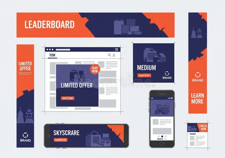 Various Advertisement Banners Stock Illustrations – 3,610 Various ...