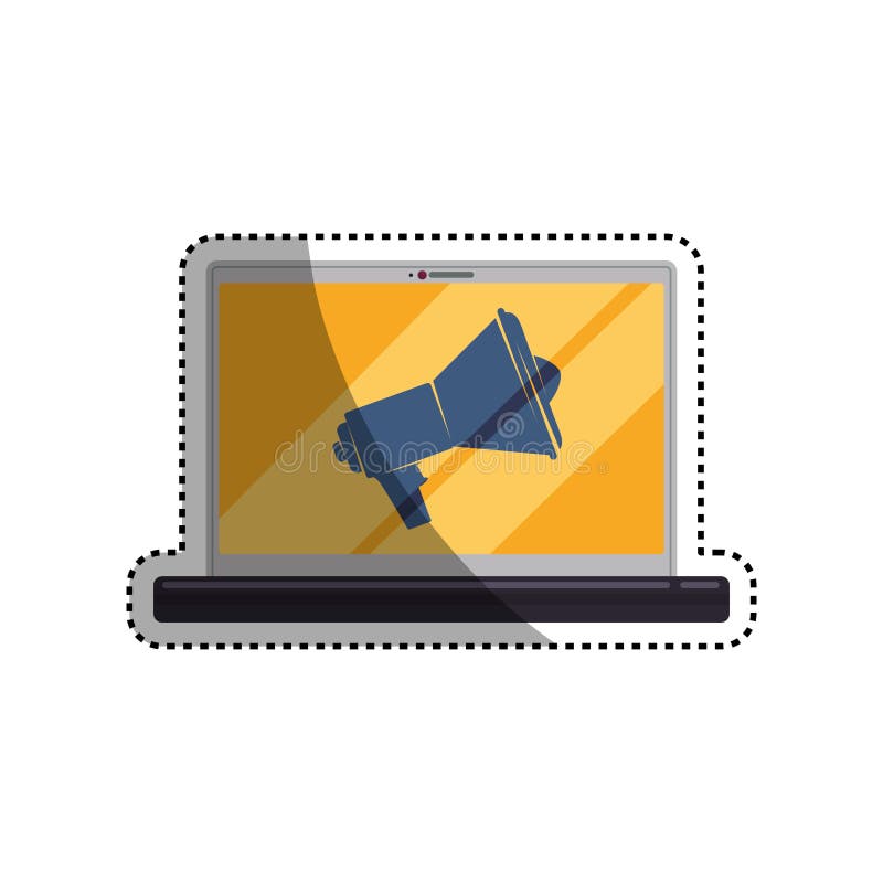 Digital Advertising Business Stock Illustration - Illustration of ...