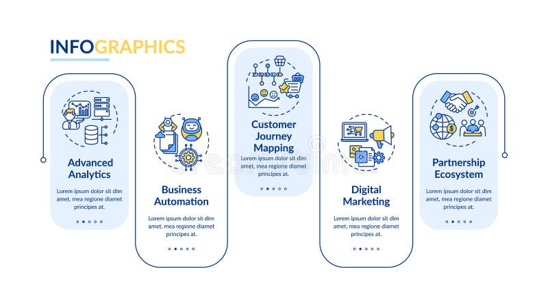 Digital Advisory Vector Infographic Template Stock Vector ...