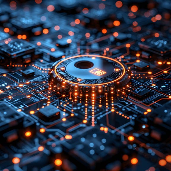 Digital Age Locks, Coded for Security. Stock Illustration ...