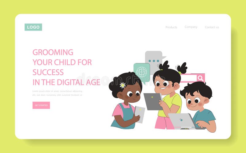 Digital Age Success Concept. Stock Vector - Illustration of success ...