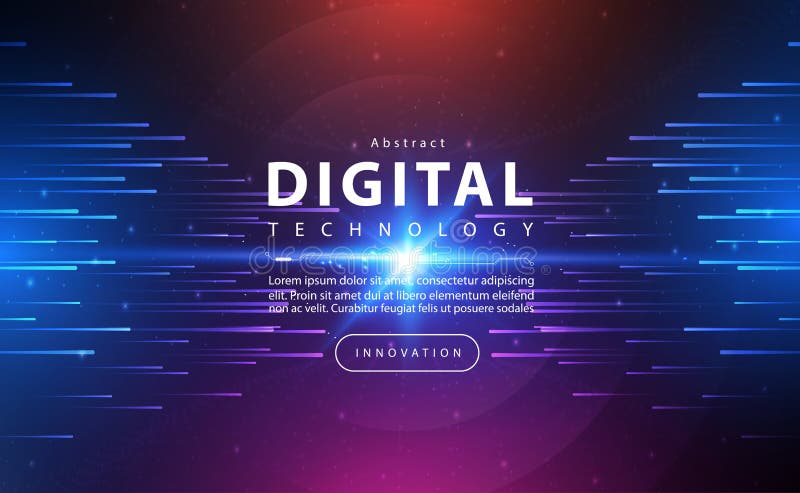 Digital Ai Big Data Technology Banner Blue Background, Cyber Security ... Digital Ai Big Data Technology Banner Blue Background, Cyber Security ...