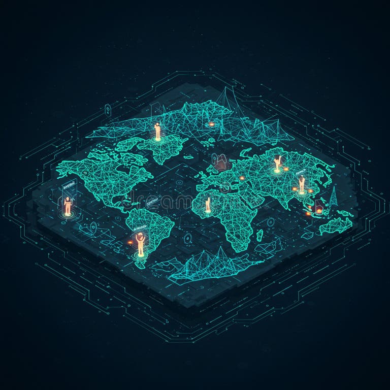 Digital World Generated Ai Stock Illustrations – 82,999 Digital World ...