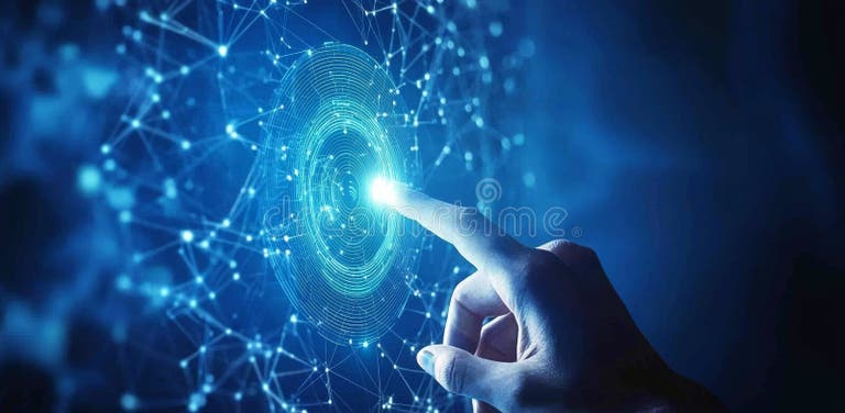 Digital AI Innovation Global Business Network Internet Cyberspace Smart ...