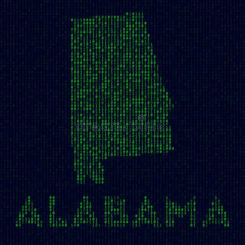 Digital Alabama logo. stock vector. Illustration of design - 180096797