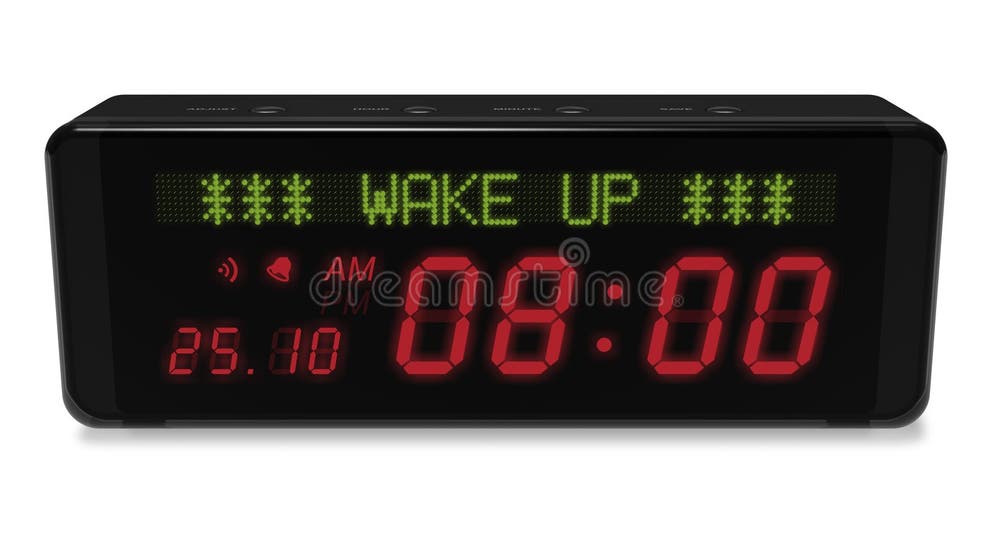 Digital Alarm Clock Background Stock Illustrations – 19,063 Digital ...