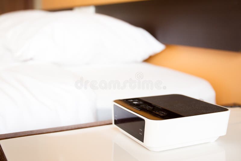 177 Digital Alarm Clock Bedside Table Stock Photos - Free & Royalty ...