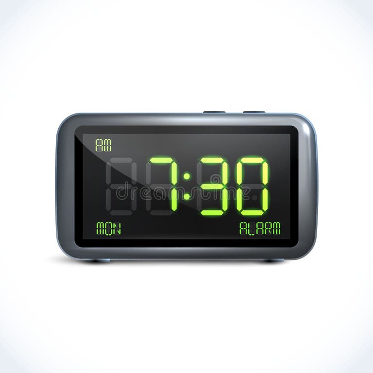 Digital Clock Stock Illustrations – 101,807 Digital Clock Stock ...