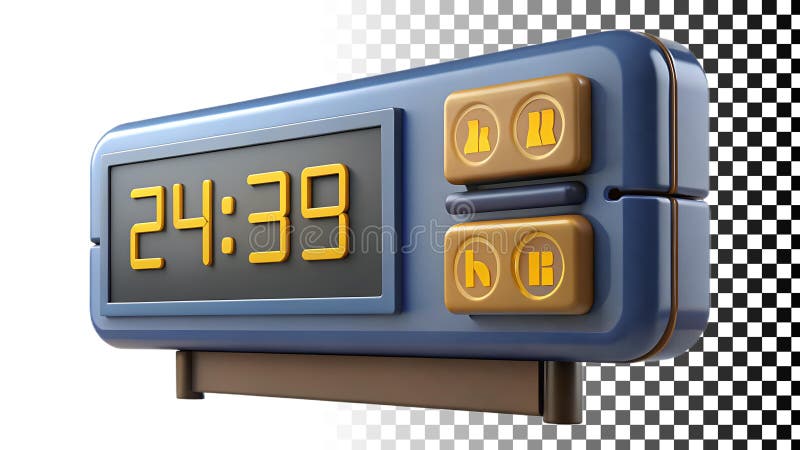 Digital Alarm Clock with Time Display Showcasing Timekeeping and ...