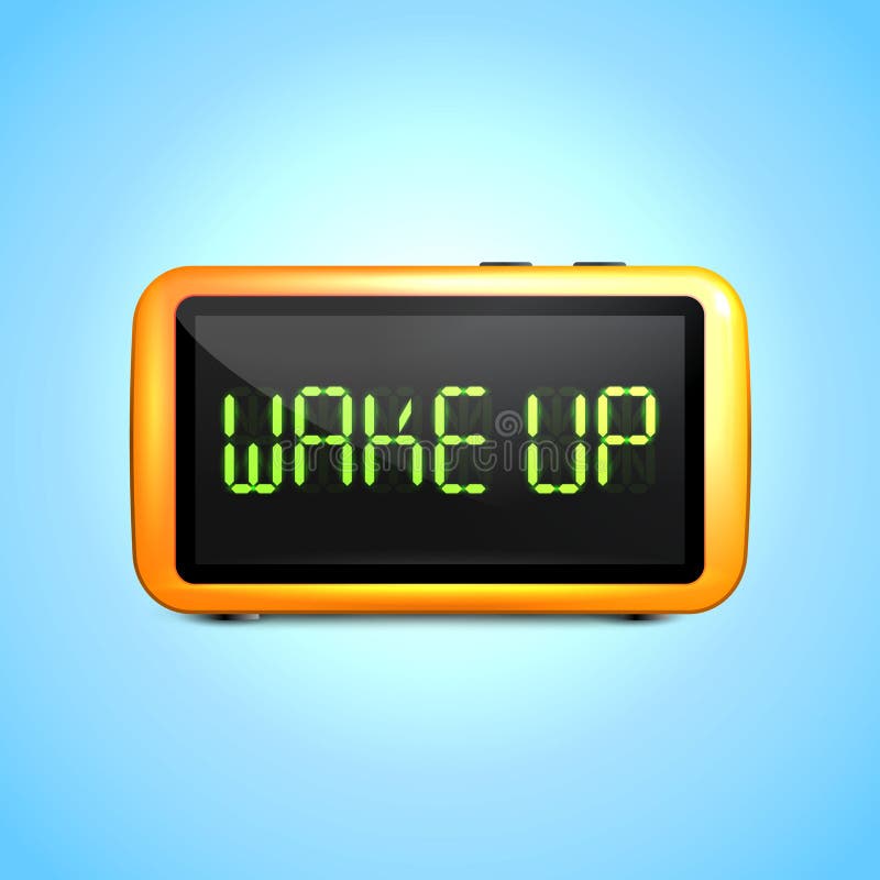 Digital Alarm Clock Vector 3,001 Digital Alarm Clock On White High Res