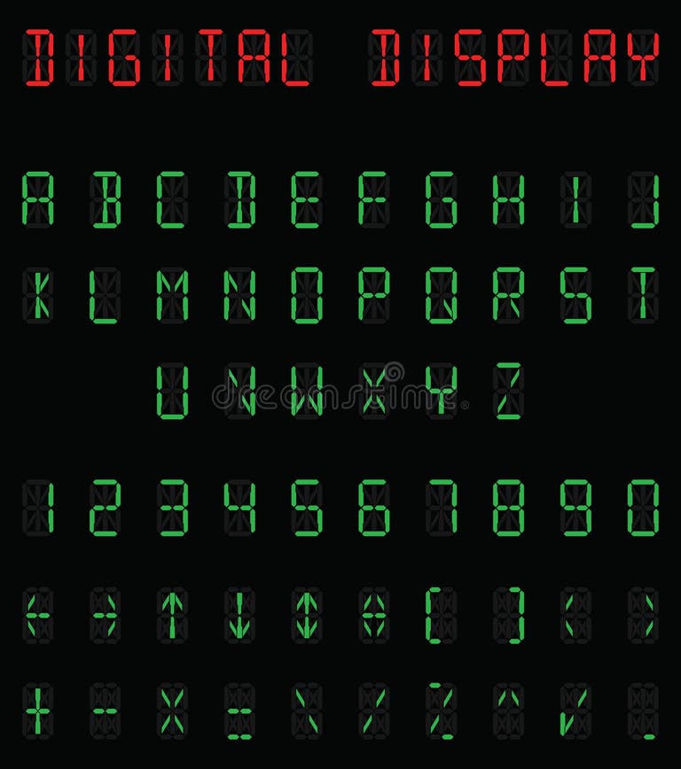 Digital Alphabet Stock Illustrations – 134,696 Digital Alphabet Stock ...