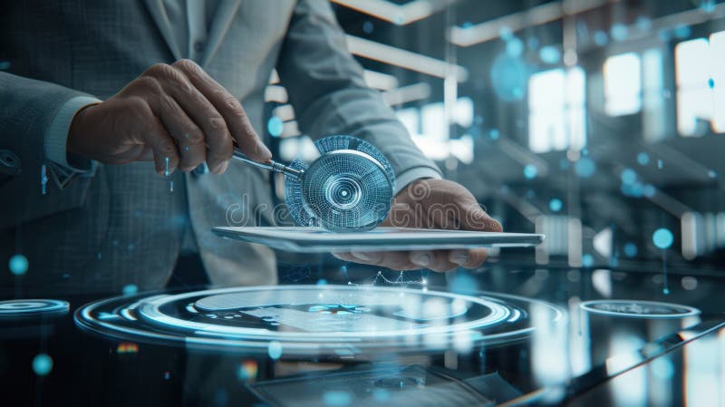 The Digital Analysis Interface.AI Generated Image Stock Photo - Image of interface, smart: 381392240