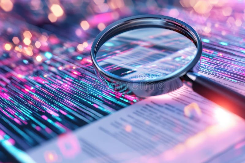 Digital Analysis and Magnification of Barcodes with Technology Theme ...