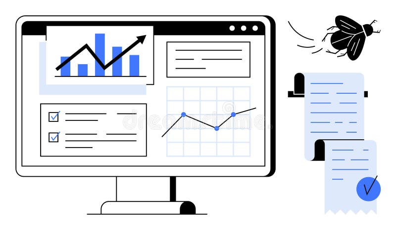 Digital Analytics Dashboard With Charts Graphs And Data Visualization Tools For Efficient