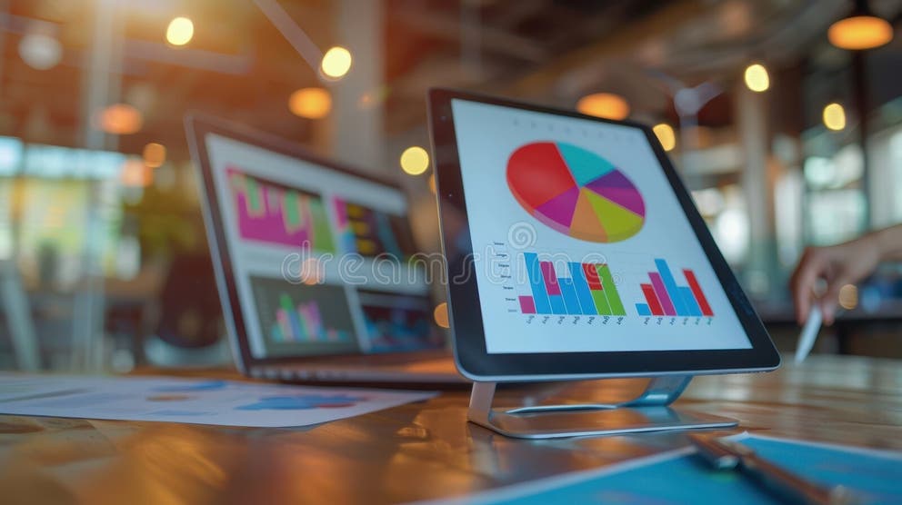 The Digital Analytics Screen. AI Generated Stock Photo - Image of ...
