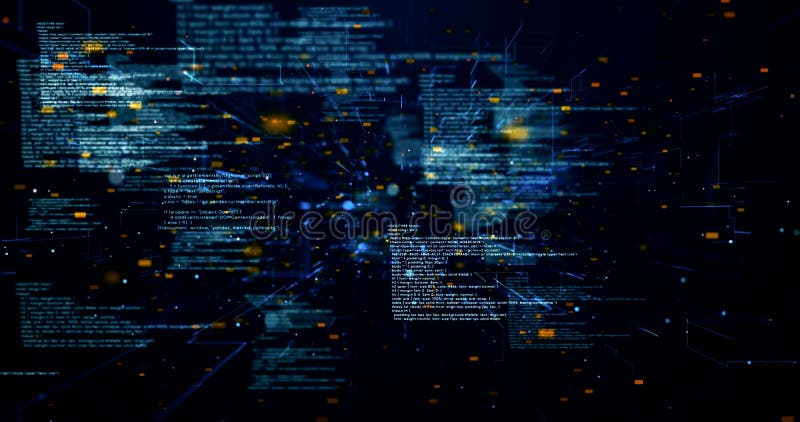Animation of Binary Code and Scientific Data on Green and Black ... Animation of Binary Code and Scientific Data on Green and Black ...