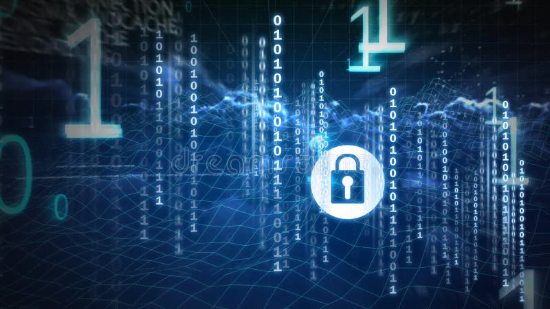 Animation of Binary Codes Forming Bar Graphs and Moving Lines with Stock Market Data Stock ...
