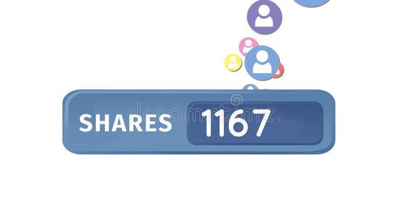 Colorful Profile Icons and Shares Counter 4k Stock Video - Video of ... Colorful Profile Icons and Shares Counter 4k Stock Video - Video of ...
