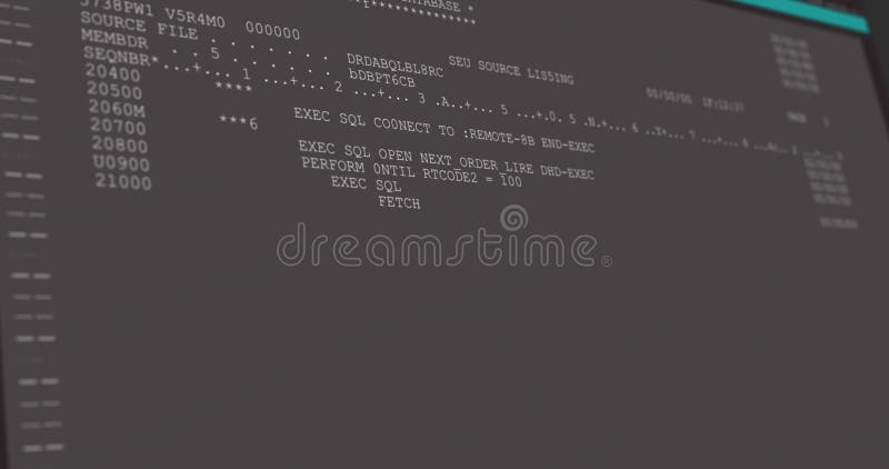 Programming and Coding. Programmer for the Laptop while Working Stock Video - Video of display ...