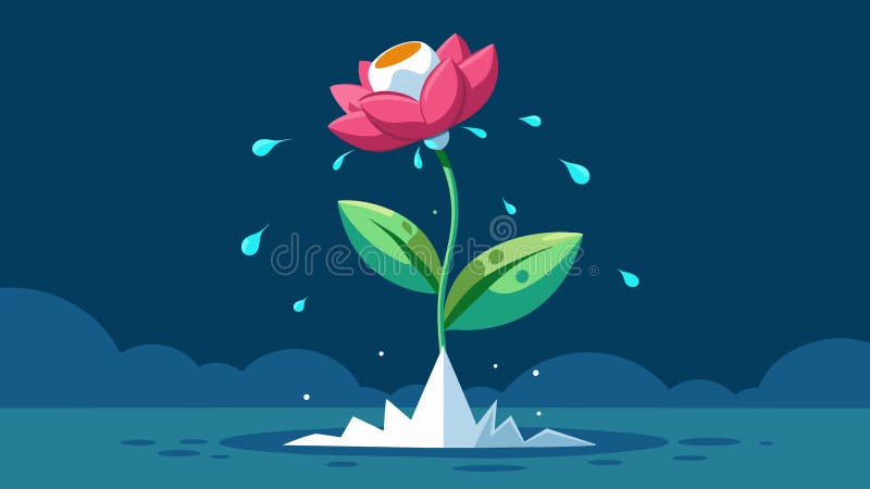 A Digital Animation of a Flower Blooming and Withering in a Loop ...