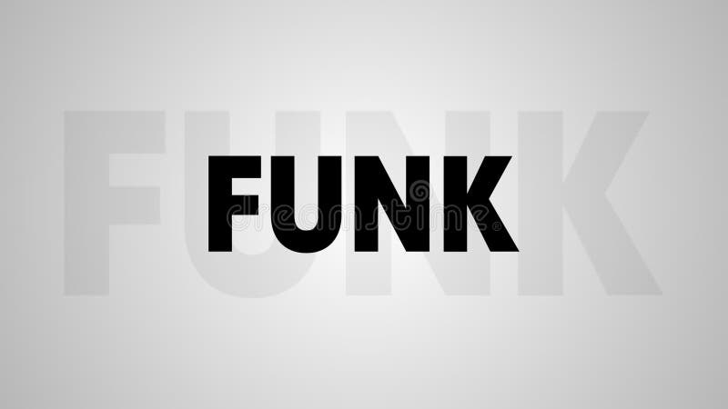 Animation of Funk Text Over Grey Background Stock Footage - Video of ...