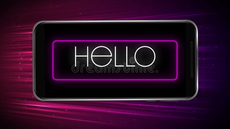 Animation of Hello Text on Happy Caucasian Family Stock Footage - Video ...