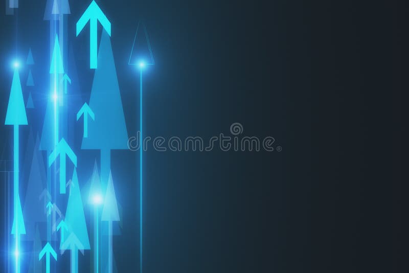 Digital arrows backdrop stock illustration. Illustration of card ...