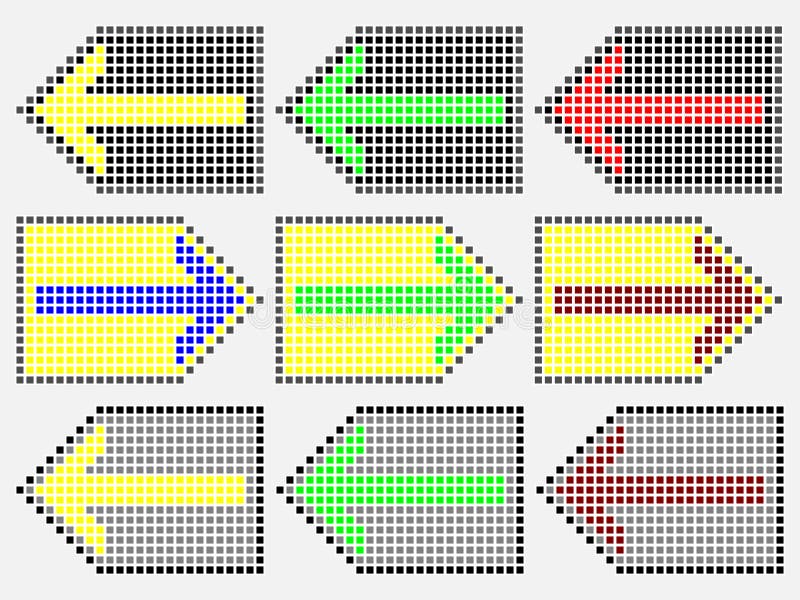 Digital Arrows stock illustration. Illustration of point - 34504124