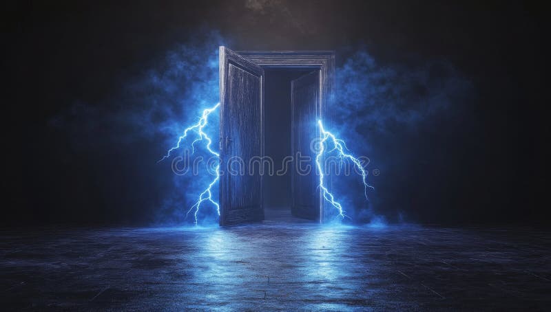 Digital Art of an Abandoned Room Features a Dramatic Perspective Where ...