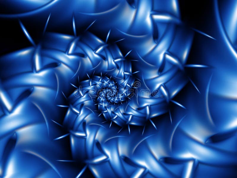 Abstract Blue Spiral Background. Vector Stock Illustration ...