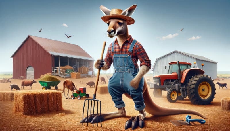 Anthropomorphic Kangaroo Stock Illustrations – 129 Anthropomorphic ...