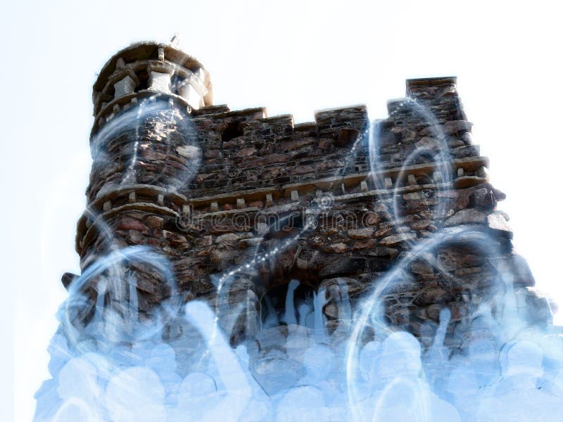 Digital Art Castle Version stock image. Image of background - 8128977