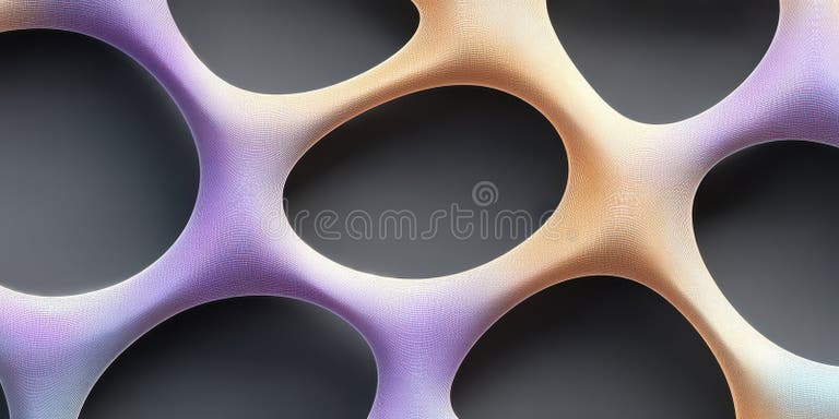 Digital Art Close-up Vibrant Abstract Cellular Structures Explored ...