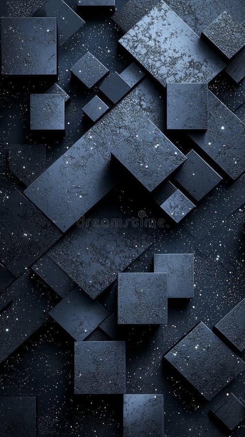 Digital Art for Creative Projects Featuring Abstract Geometric 3D Wall ...