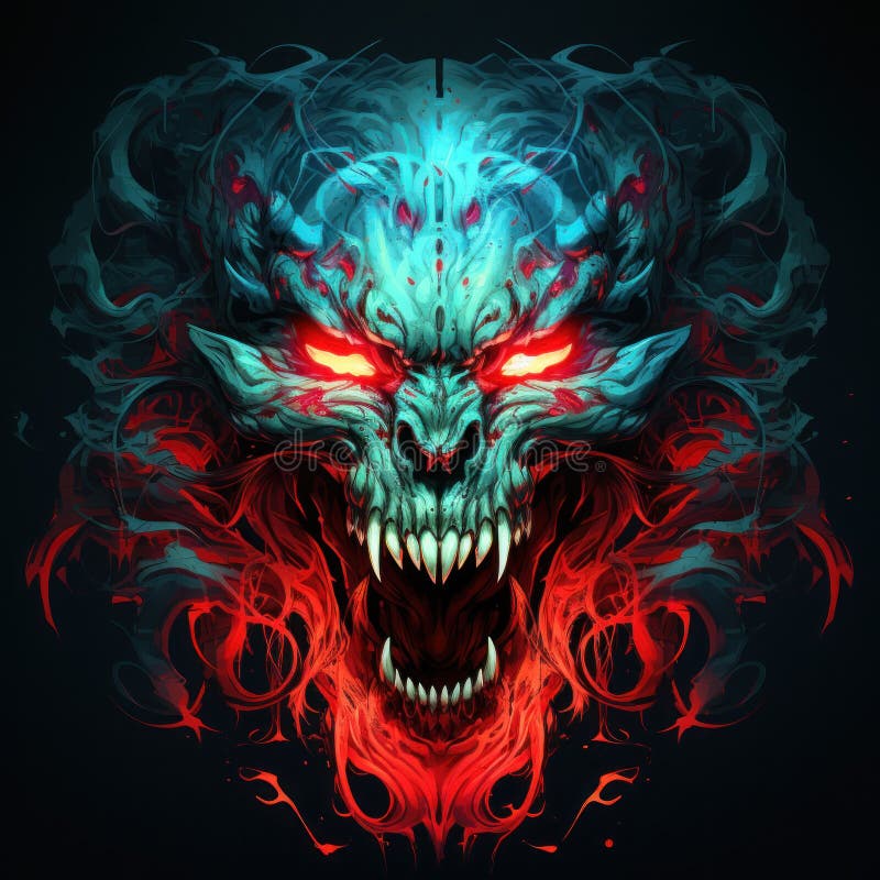 Demon Face Ai Stock Illustrations – 5,182 Demon Face Ai Stock ...