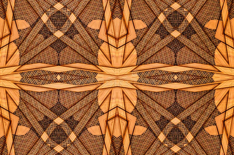 Filigree Wooden Fantasy Structure Stock Illustration - Illustration of ...