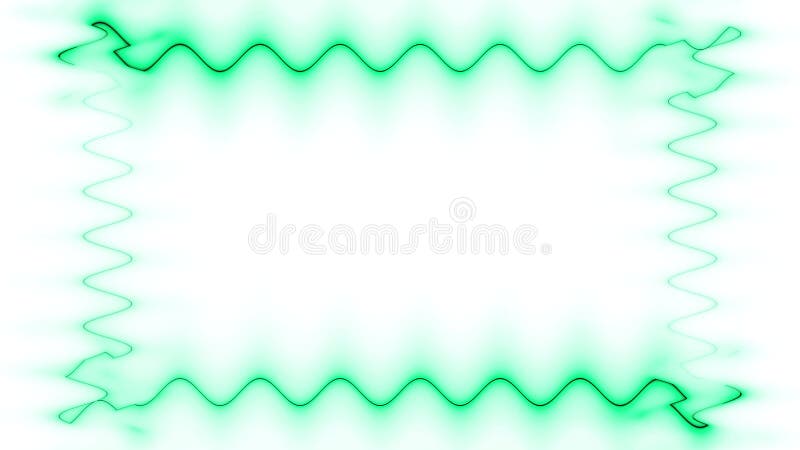 Green Wavy Border Frame stock video. Video of pattern - 335533773