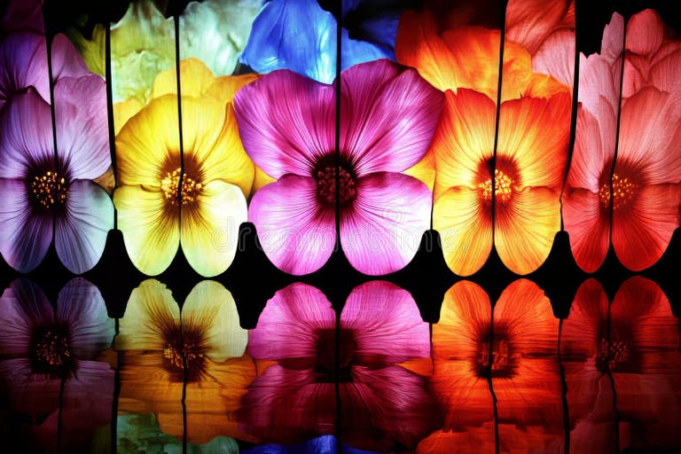 A Digital Art Installation Featuring Multiple LED Screens, Displaying a ...